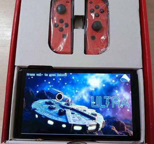 Новый прошит Nintendo switch oled Mario red 256