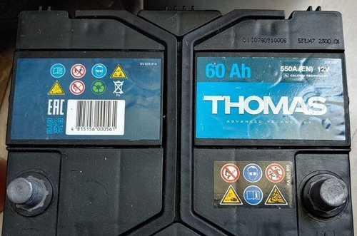 Аккумулятор Thomas Asia 60Ач 550А