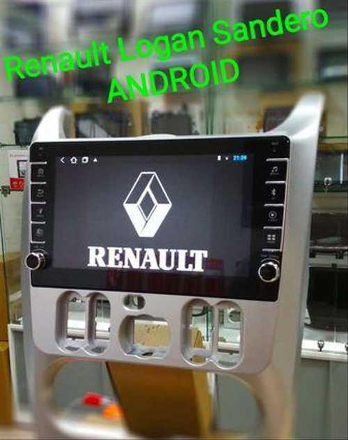 Магнитола Android крутилки Renault Logan Sandero