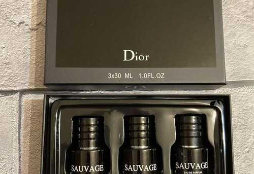 Dior Sauvage 3 в 1 набор
