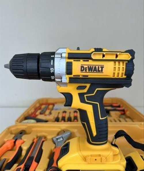 Аккумуляторная дрель шуруповерт dewalt