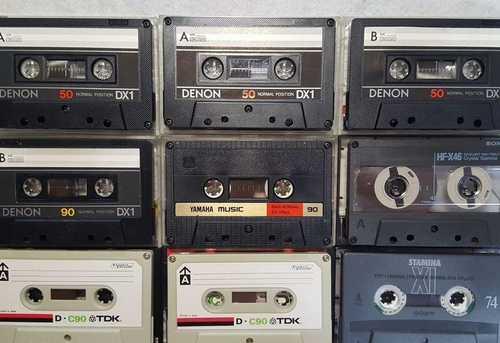 Аудиокассеты разные с музыкой