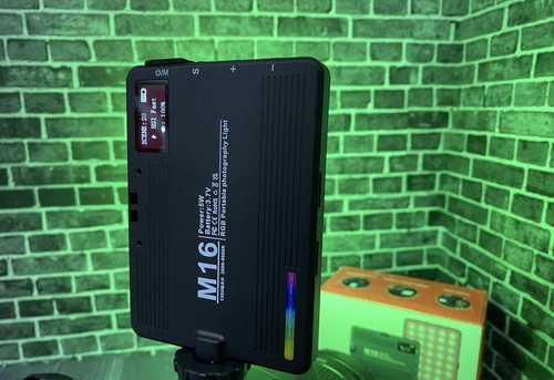 Накамерный свет M16 RGB