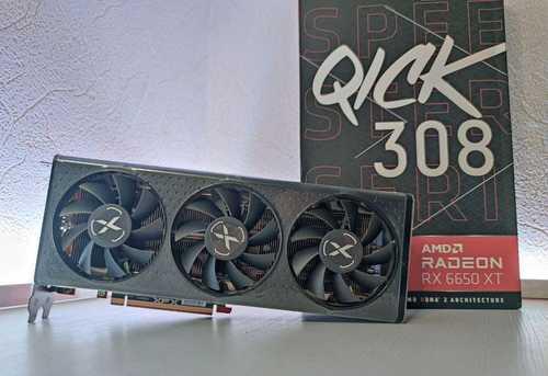 Видеокарта rx 6650 xt XFX Qick 308 8gb OC