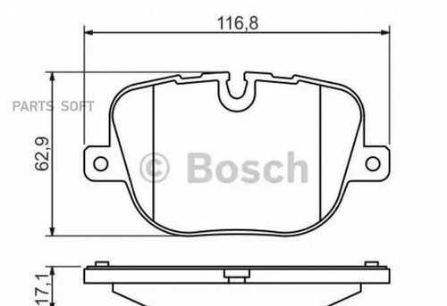 Bosch 0986494409 Колодки торм.зад