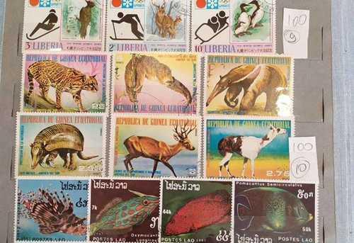 Почтовые марки Африки, Кореи и Шотландии. Часть 3