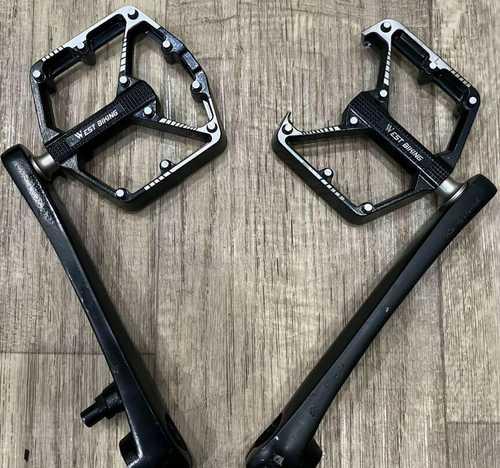 Педали с шатунами bmx