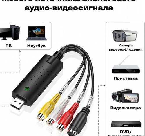 Устройство видеозахвата easycap DVR USB 2.0