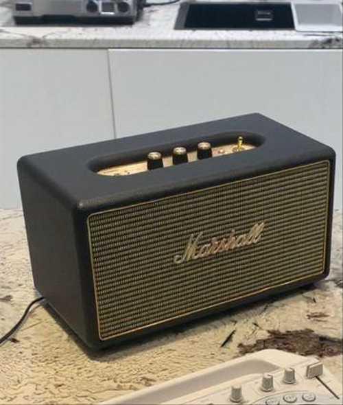 Портативная акустика Marshall, 80 Вт, черный