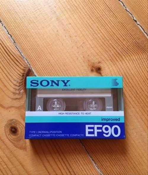 Аудиокассета Sony EF90 новая