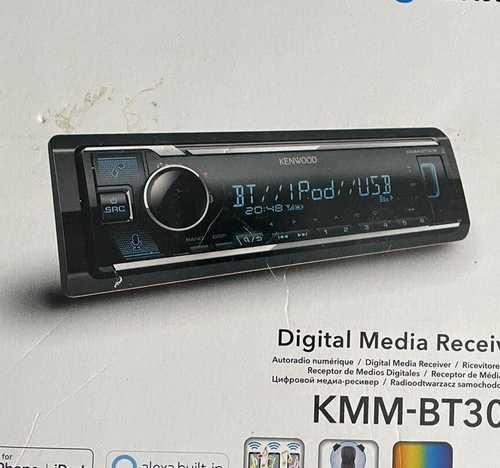 Автомагнитола kenwood (кенвуд ) kmm-bt 306