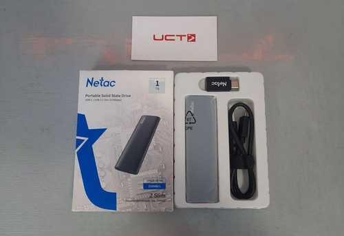 Внешний SSD Netac Z slim NT01zslim-001T-32BK 1тб