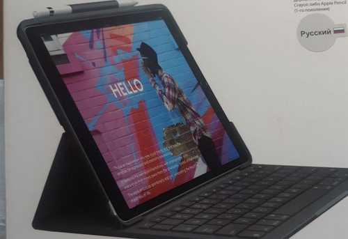 Чехол с клавиатурой logitech slim folio