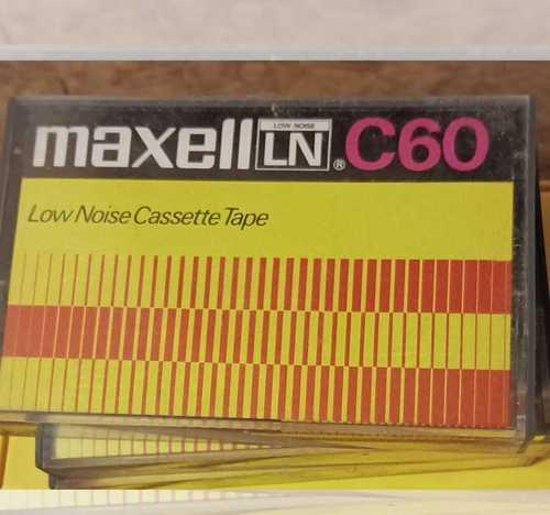 Аудиокассеты Maxell LN с60, хорошее состояние