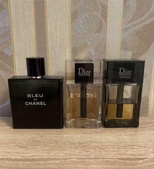 Bleu de Chanel, Dior Homme, Intense Распив