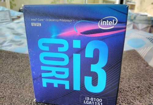 Продам процессор i3 8100 box