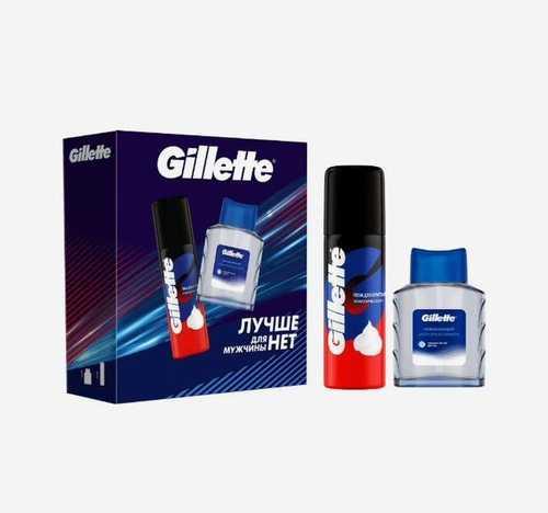 Набор Gillette - пена   лосьон после бритья