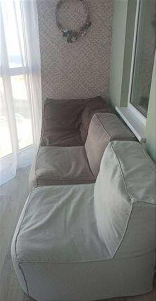 Модульный бескаркасный диван