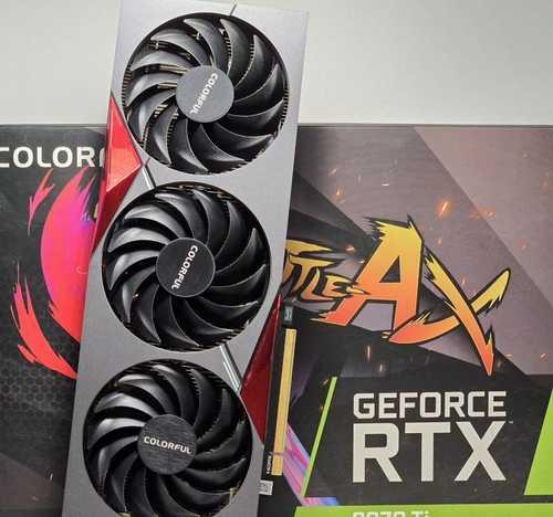 Видеокарта Colorful GeForce RTX 3070Ti как новая