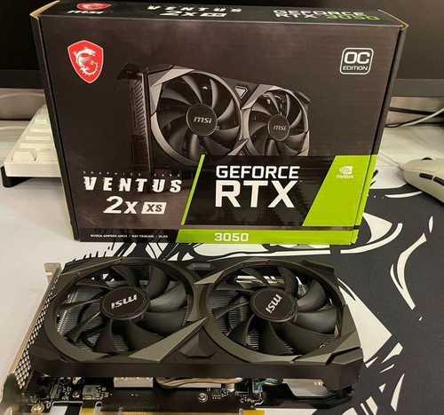 Видеокарта MSI GeForce RTX 3050 ventus 2X 8GB