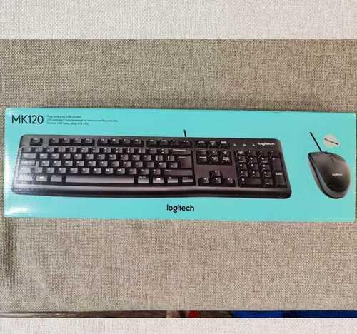 Комплект клавиатура/мышь Logitech MK120