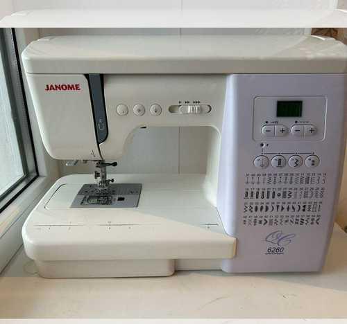 Швейная машина janome 6260 qc