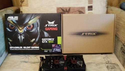 Видеокарта asus nvidia GeForce GTX 950, 2Gb