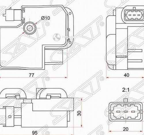 Катушка зажигания Mercedes B W245 C W203 E W211 ML W163 E S211 STA0001587803