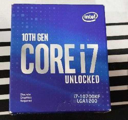 Процессор intel core i7 10700kf