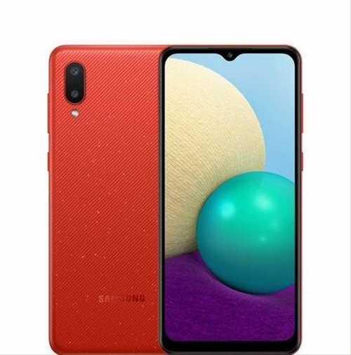 Samsung Galaxy A02 2/32 гб красный SM-a022gzrbcau
