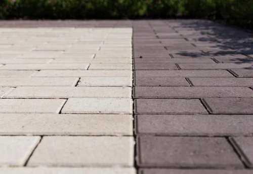 Тротуарная плитка с геометрическими узорами