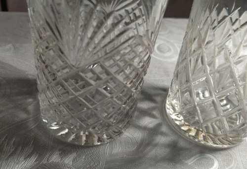 Хрустальная ваза стакан