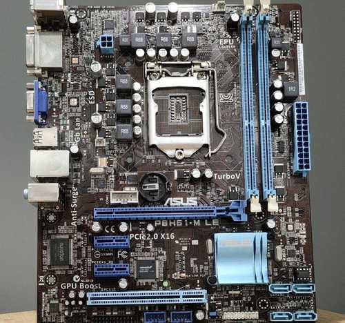 Материнская плата asus P8H61-M LE LGA1155