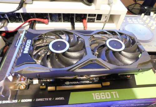 Видеокарта Inno3D GTX 1660 Ti twin X2 на гарантии