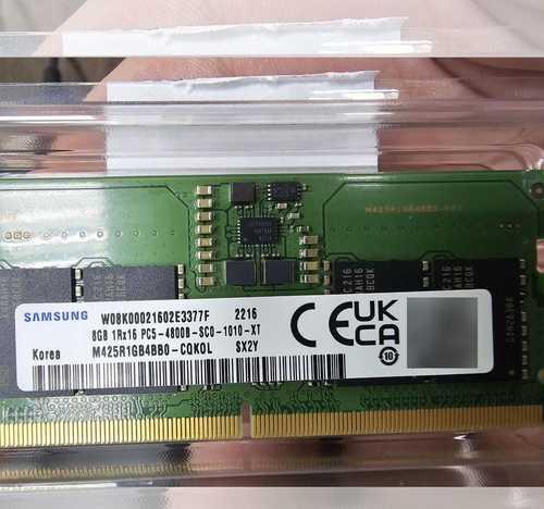 Оперативная память для ноутбука SO dimm DDR5 8+8Gb