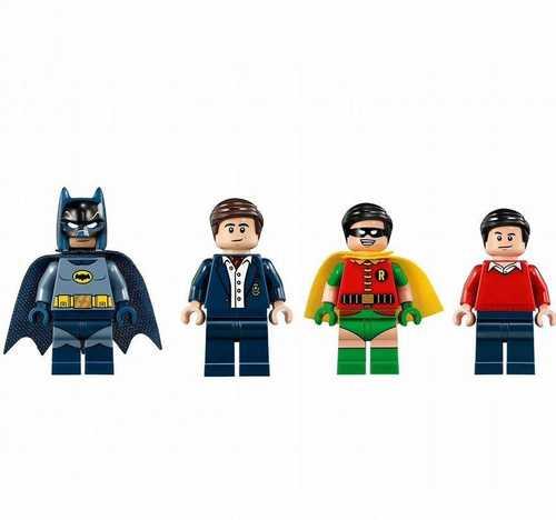 Lego 76052 Робин, Бэтмен, Дик Грейсон, Брюс Уэйн