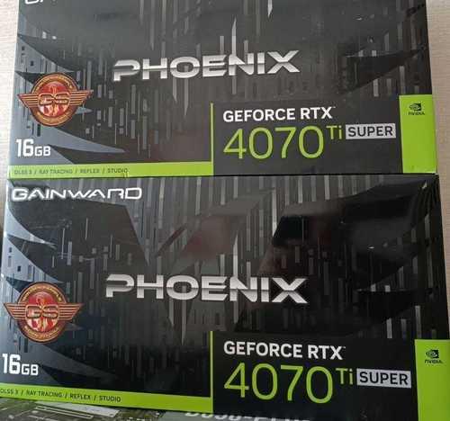 Новая видеокарта Gainward RTX 4070 Ti super 16 gb