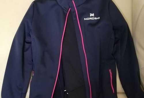 Лыжный разминочный костюм nordski для девочки 164
