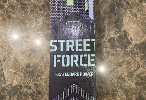 Скейтборт street force в отличном состоянии