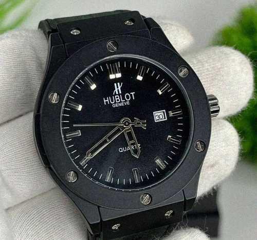 Наручные часы Hublot зелёные (Арт.50412)