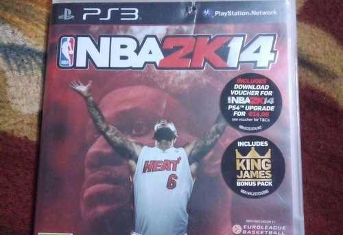 PS3 игра NBA 2K14 с евролигой баскетбол