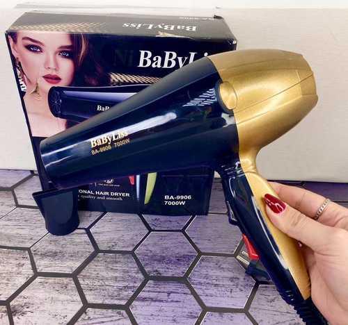 Фен BaByLiss 7000W 2 режима температуры