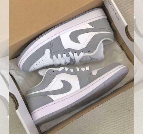 Air Jordan 1 Low Wolf Grey оригинал