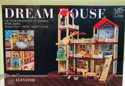 Набор лол дом dream house мебелью + куклы Лол