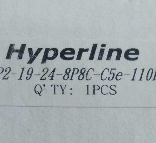 Патч панель 24 Hyperline