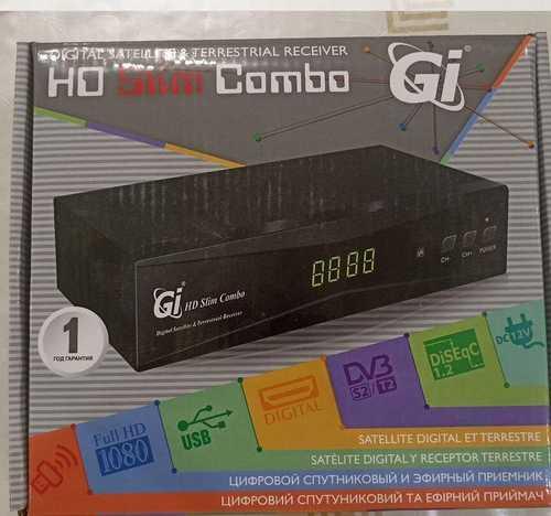 Тв тюнер gi hd sim combo