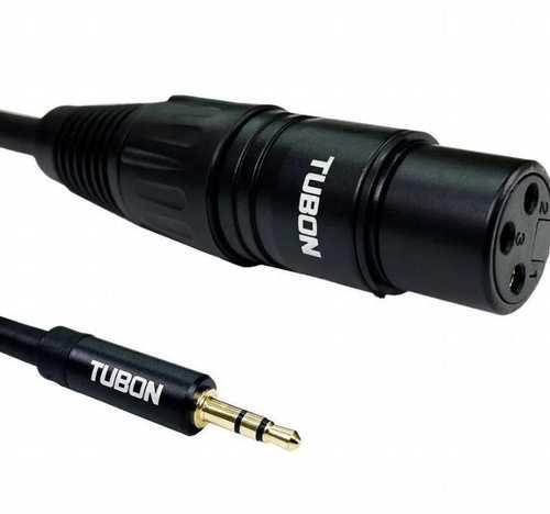 Микрофонный Кабель Tubon XLR (F) - 3.5 Jack 1.5м