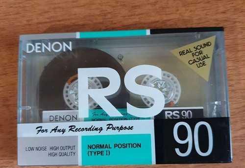 Аудиокассета новая denon RS 90