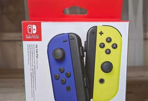 Новые Joy-Con Nintendo Switch Blue/Neon Yellow