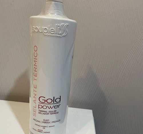 Кератиновый герметик SoupleLiss Gold Power